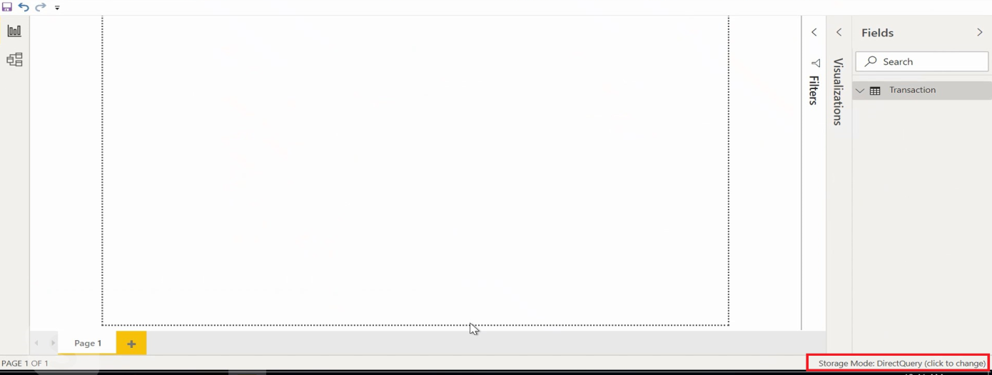 Convert import mode to direct query in Power BI